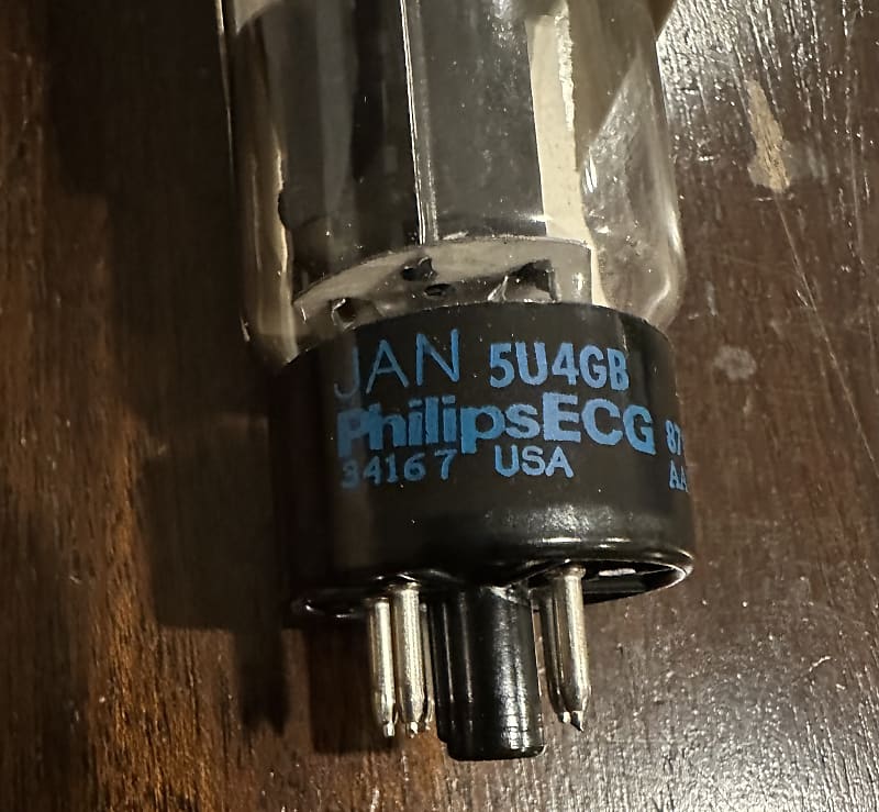 NOS JAN Phillips 5U4GB Rectifier Tube | Reverb