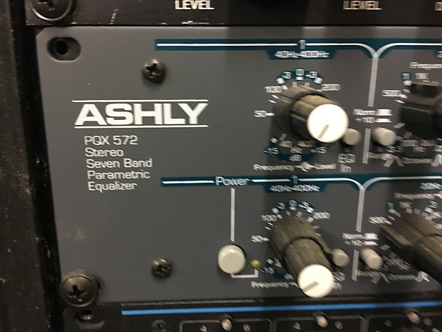 Ashly PQX 572 stereo 7 band parametric equalizer | Reverb