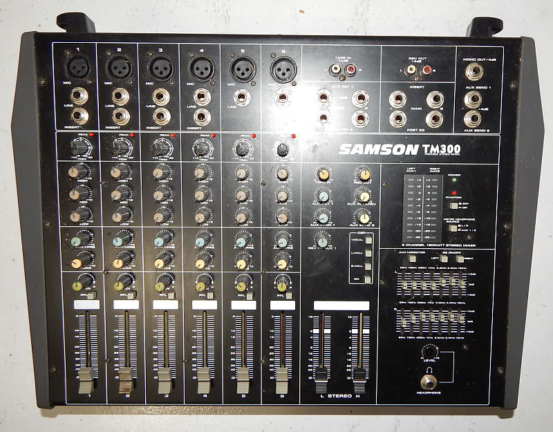 Samson TM300 stereo powered mixer | Reverb