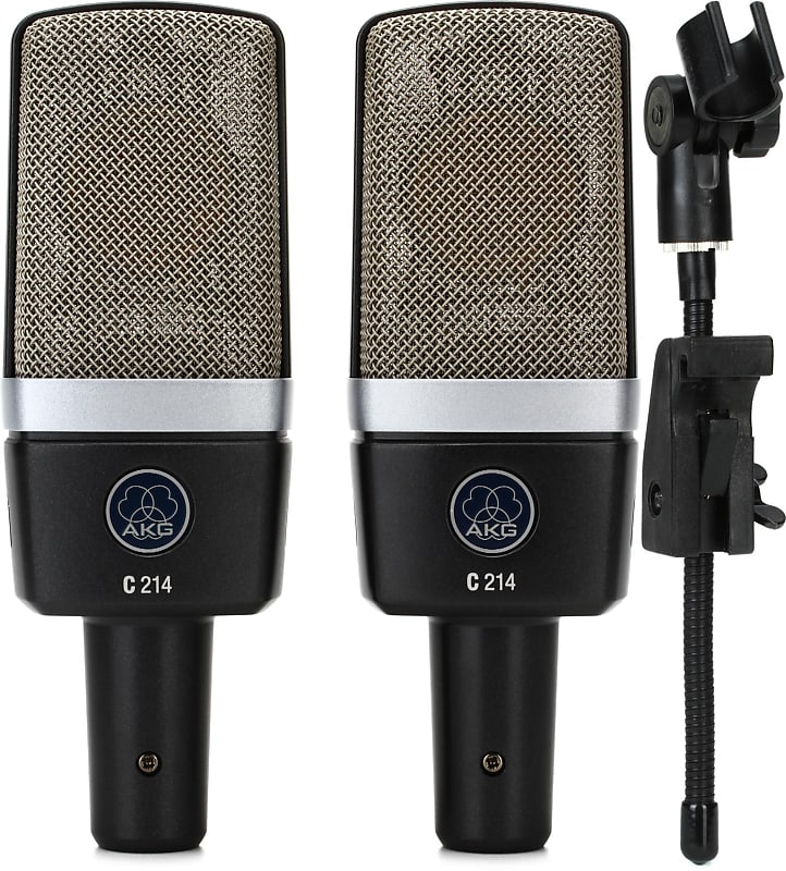 AKG C214 Large-diaphragm Condenser Microphone - Matched | Reverb