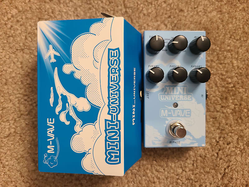 M-Wave Mini Universe Ambient Reverb Pedal with Box and | Reverb