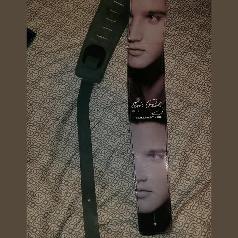 Perri’s Leathers Elvis Face Wide Adjustable Guitar Strap | Reverb