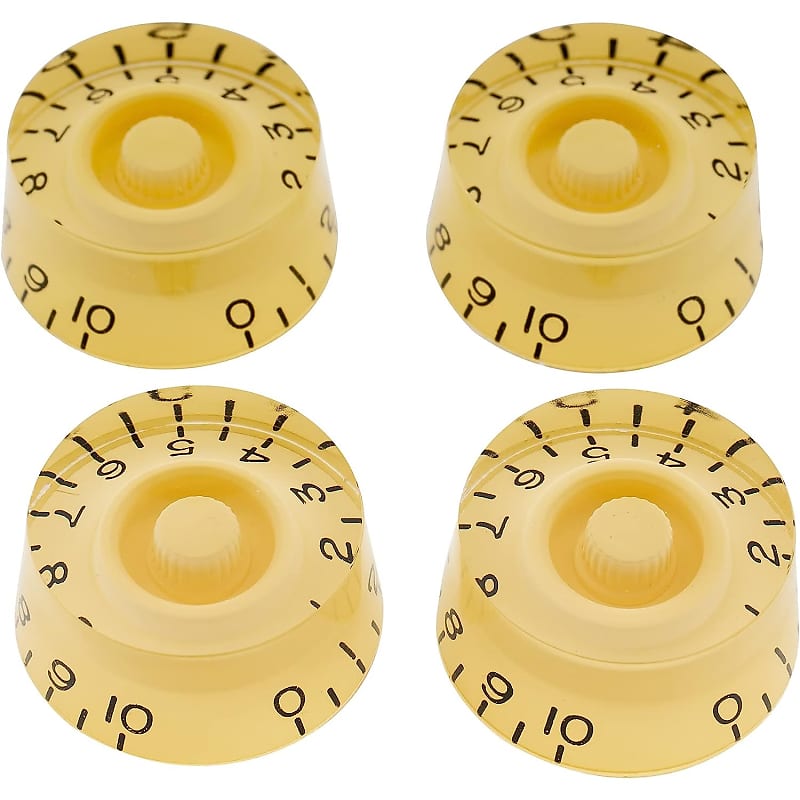 Cream Imperial Inch Size Control Speed Knobs for USA Made Les | Reverb