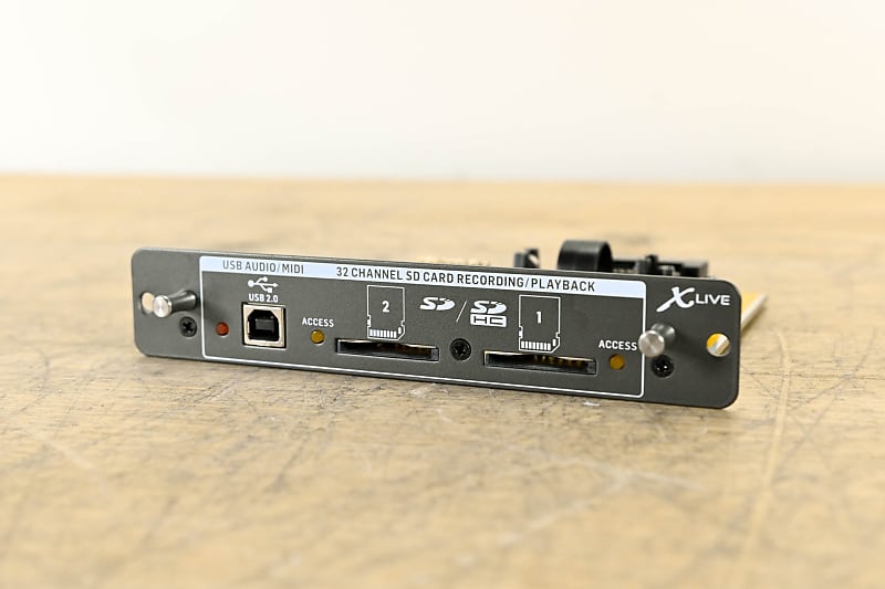 Behringer X-LIVE USB and SD Card Expansion Card for X32 | Reverb