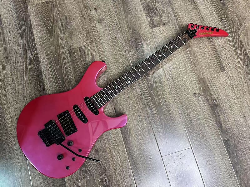 Kramer Paul Dean Signature 80s - Metallic Pink | Reverb Canada