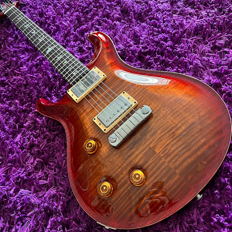 1999 PRS Custom 22 10-Top Dark Cherryburst (Left Handed) | Reverb UK