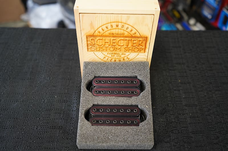 Schecter 7-String Apocalypse Pickup Set | Black Smoke Bobbin | Reverb