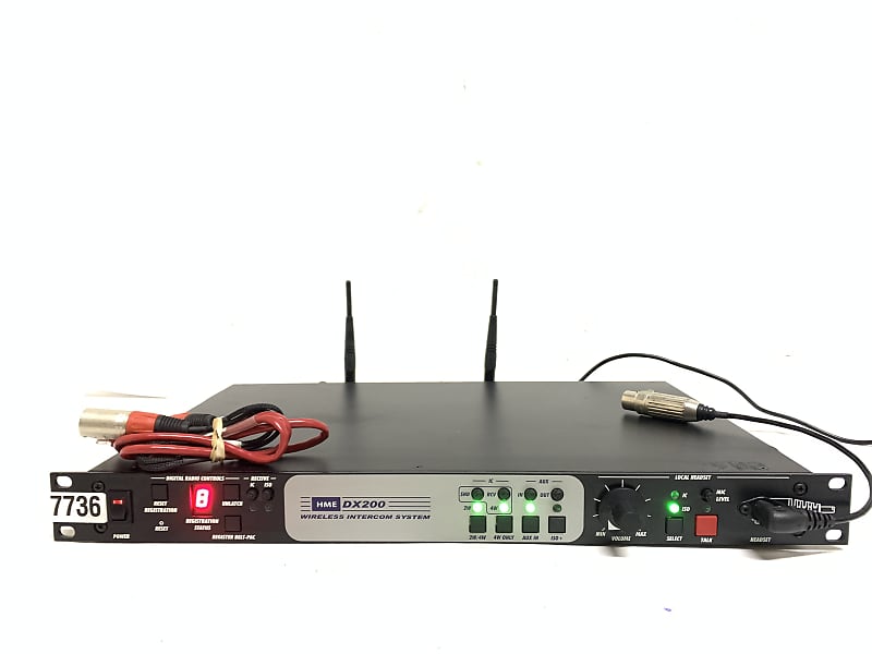 HME DX200 Wireless Intercom System Base Station #7736 - #7737 | Reverb