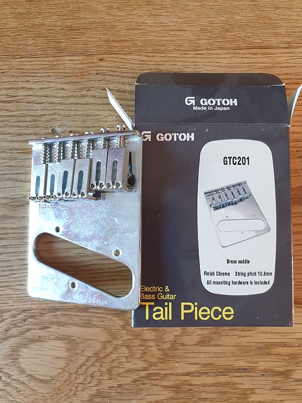 Gotoh GTC201 Hardtail Telecaster Bridge with Brass Saddles | Reverb