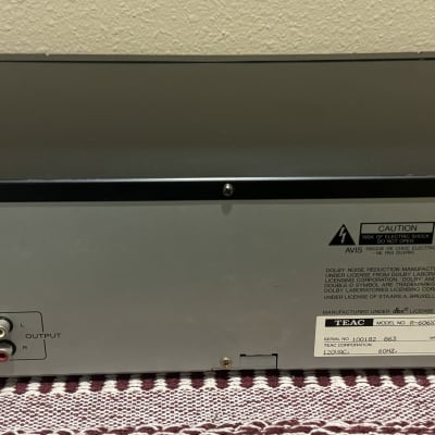 TEAC R-606X Auto Reverse Cassette Deck | Reverb