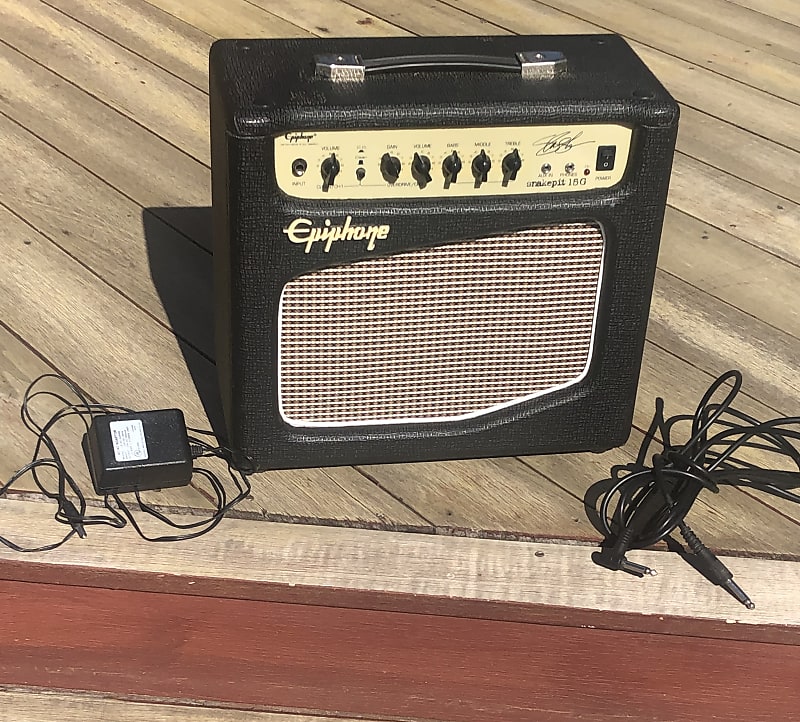 Epiphone SLASH SNAKEPIT 15G COMBO AMP BLACK/GOLD w/ POWER | Reverb