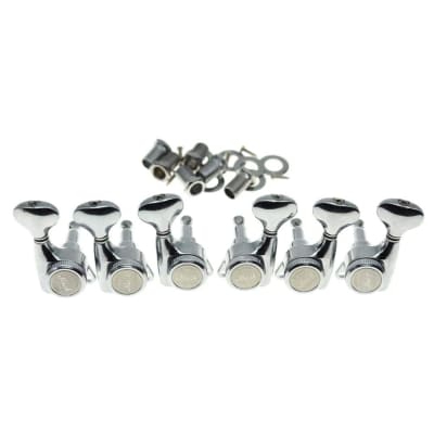 Graph Tech Ratio Locking Tuners 3+3 Chrome | Reverb