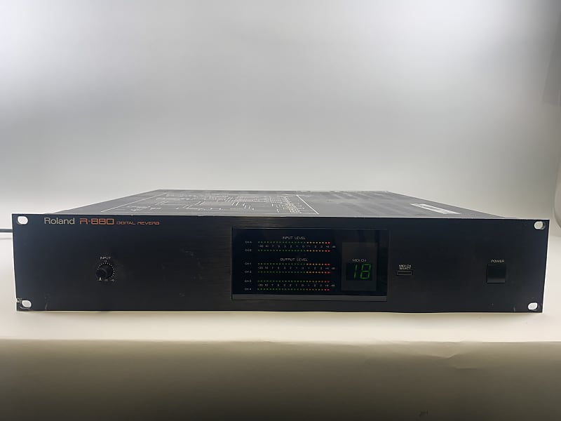 Roland R-880 Digital Reverb Unit W/ Controller & Card | Reverb