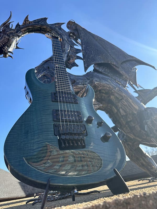 ESP Horizon Custom Shop Cyber Joint 1990’s - Trans Green Over | Reverb