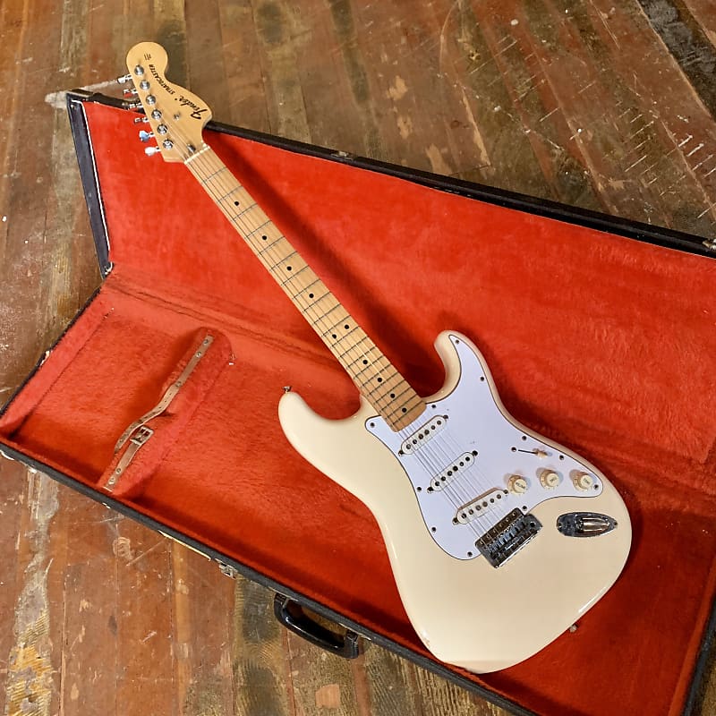 Fender Stratocaster st-72 Olympic white 1972 RI strat mij | Reverb