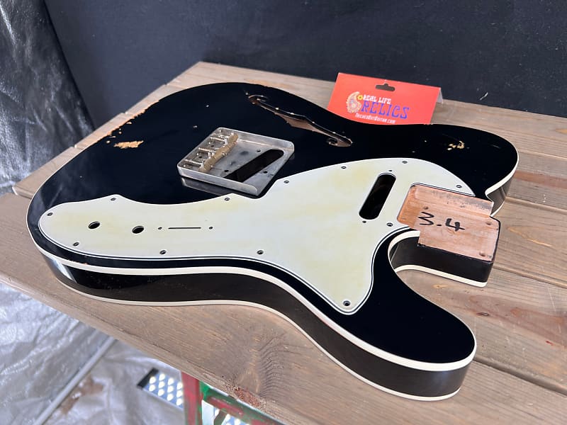 Real Life Relics Nitro 69 Thinline Tele® Telecaster® Body | Reverb