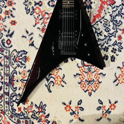 Kramer Striker 400ST Randy Rhoads V Floyd Rose 80s - Black w/ | Reverb