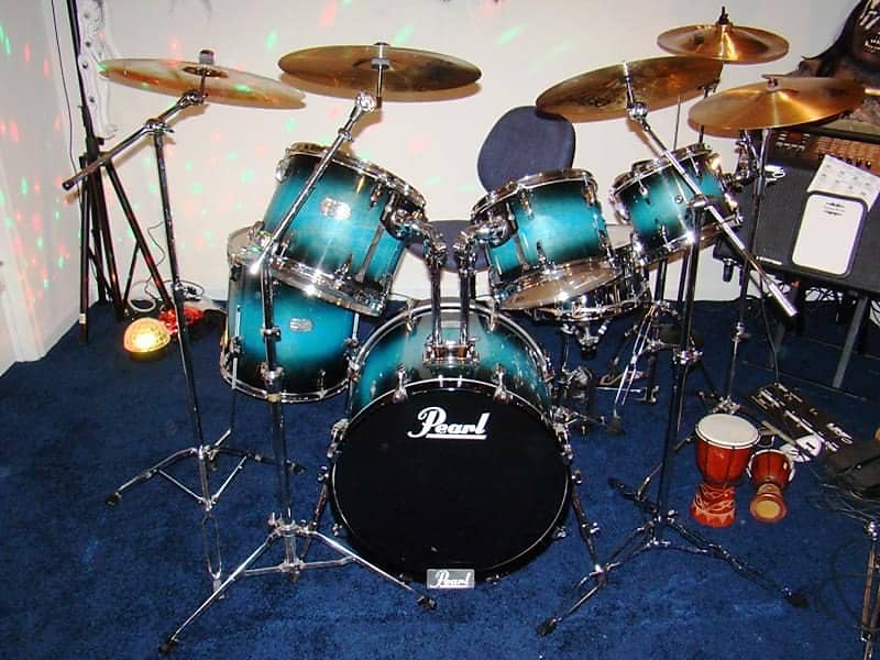 Pearl Session Studio #290 Blue Burst (Blue / Black Fade) | Reverb