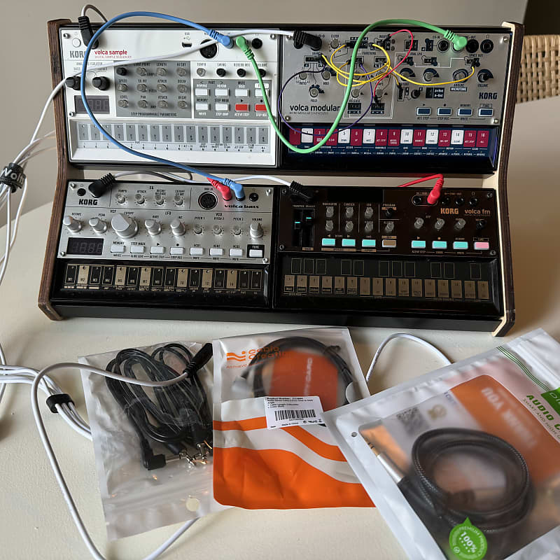 Korg Volca Bundle - Full Rack - Volca Bass, FM2, Sampler2, | Reverb