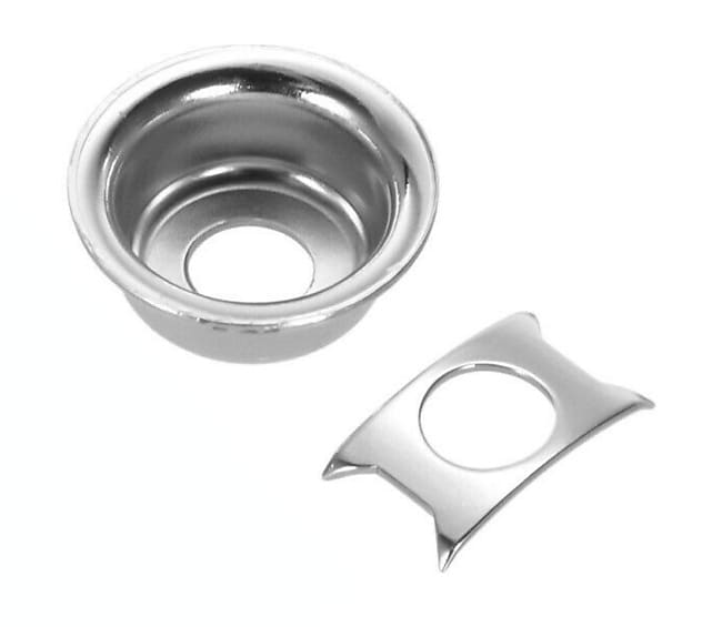 New Output Plate Tele Vintage Chrome for Electric Guitar | Reverb