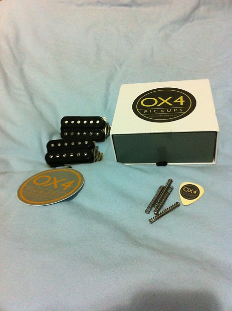 OX4 PAF pickup set medium wound 2016 black | Reverb
