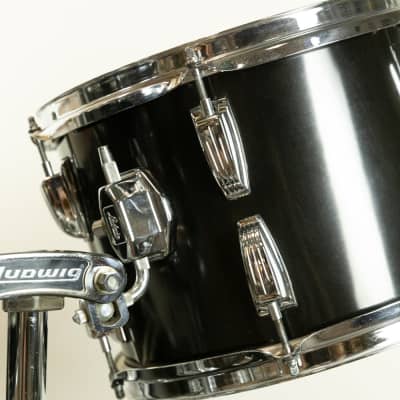 1970s Ludwig Big Beat Black Cortex Drum Set | Reverb