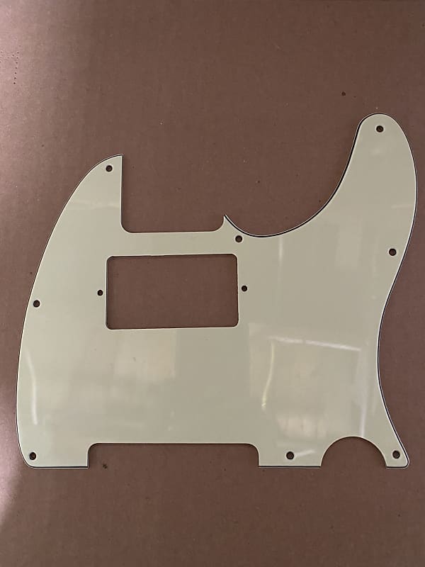 Fender Telecaster Mint Green 3-ply, 8-hole Humbucker Pick | Reverb