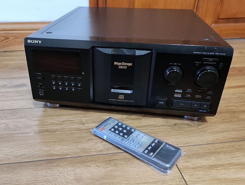 Sony CDP-CX355 MegaStorage 300 CD changer & remote | Reverb UK