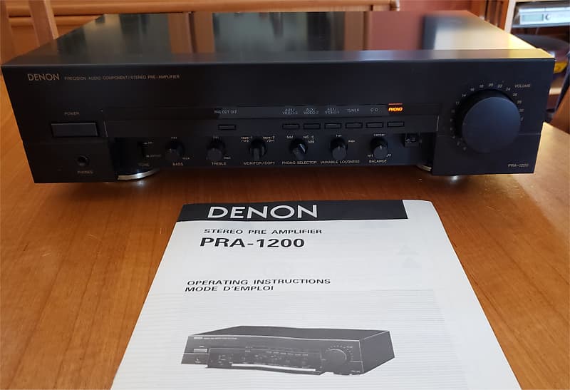 Denon PRA-1200 Preamplifier - Superb All-Analog 2 Channel | Reverb