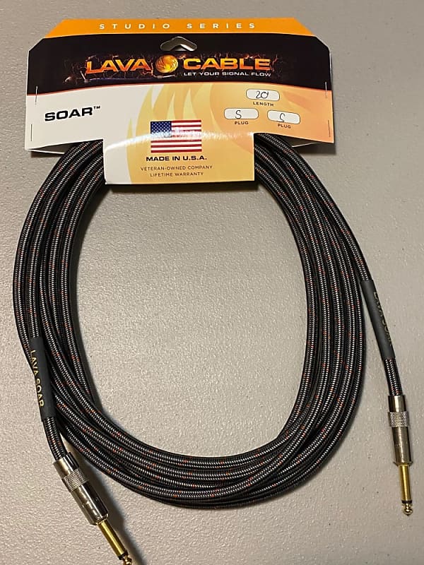 Lava Cable Studio Series Soar Instrument Cable 20' | Reverb