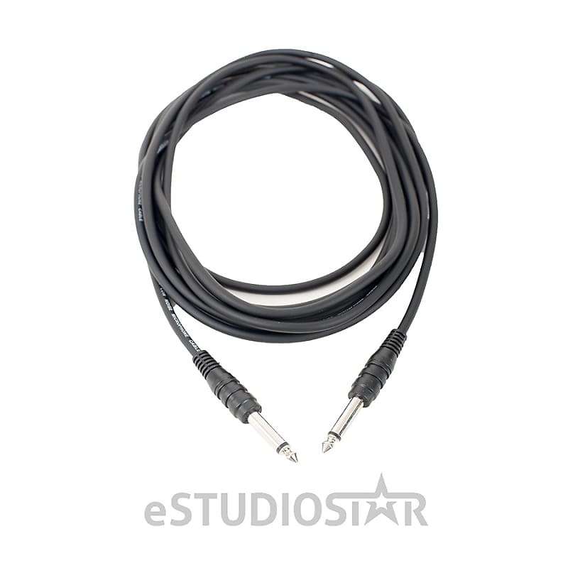 AxcessAbles 1/4 Inch TRS Instrument Cable 15ft | 6.35mm Male | Reverb