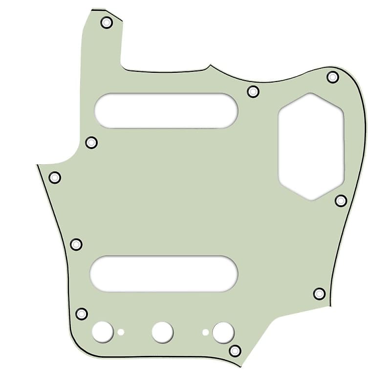 Hosco Jaguar Guitar Scratchplate Mint Green 3-ply - to | Reverb Canada