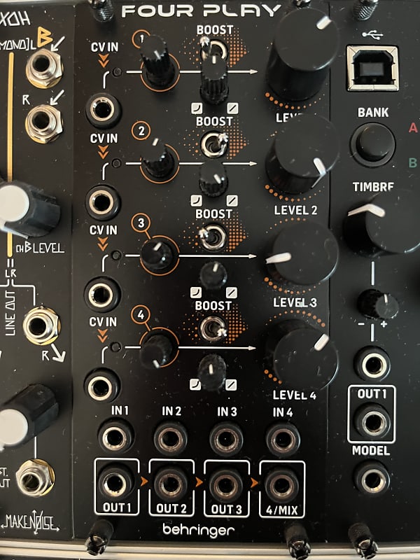 Behringer Four Play Eurorack Module 2021 - Present - Black | Reverb