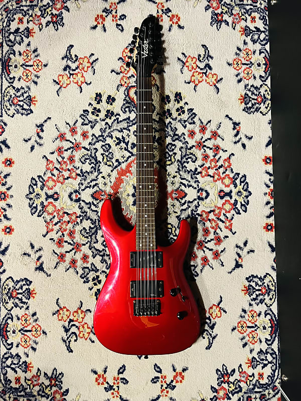 Vester 12-String HH Electric Guitar MIK 80s - Candy Red | Reverb