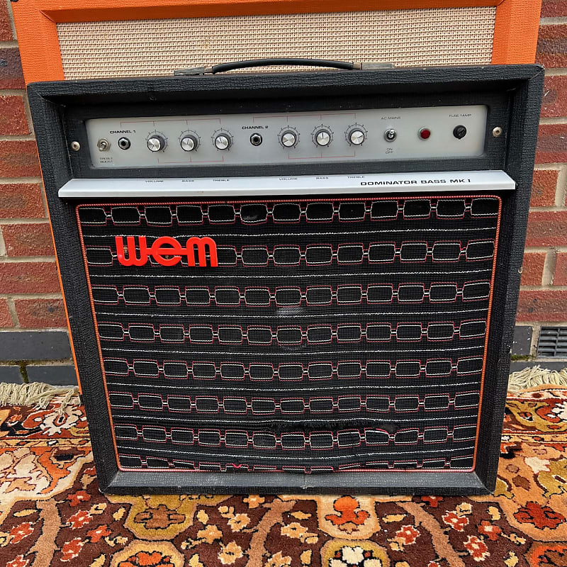 Vintage 1970s WEM Watkins Dominator Bass MK1 1x15 Valve | Reverb UK