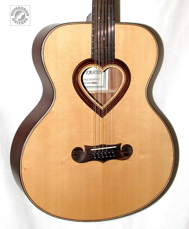 2016 A.C. Zemaitis CAJ-100HW-12 Acoustic 12-String, Natural | Reverb