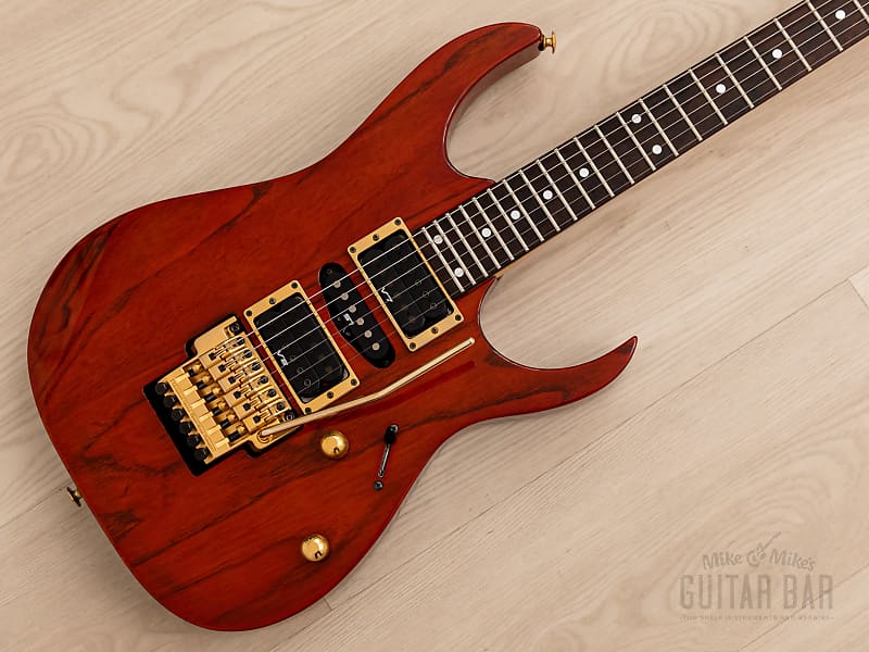 1993 Ibanez RG670 HSH Root Beer w/ Dimarzio & Floyd | Reverb Australia