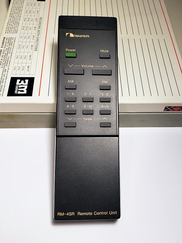 Genuine Nakamichi OEM RM-4SR Remote Control for SR-4A | Reverb