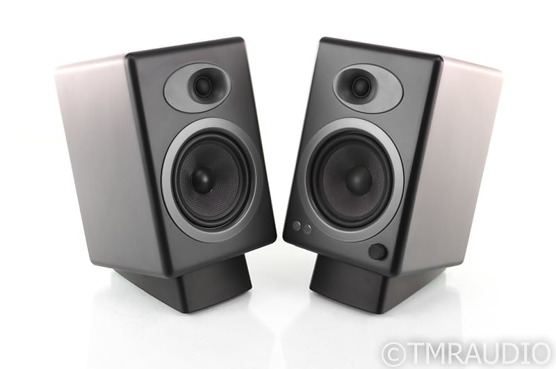 Audioengine A5+ Powered Bookshelf Speakers; Satin Black Pair; | Reverb