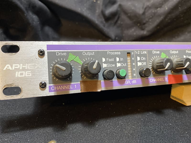 APHEX 106 Easyrider 4 channel automatic compressor Black | Reverb