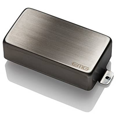 EMG HZ H4 & H4A PASSIVE BRUSHED CHROME HUMBUCKER PICKUP SET | Reverb