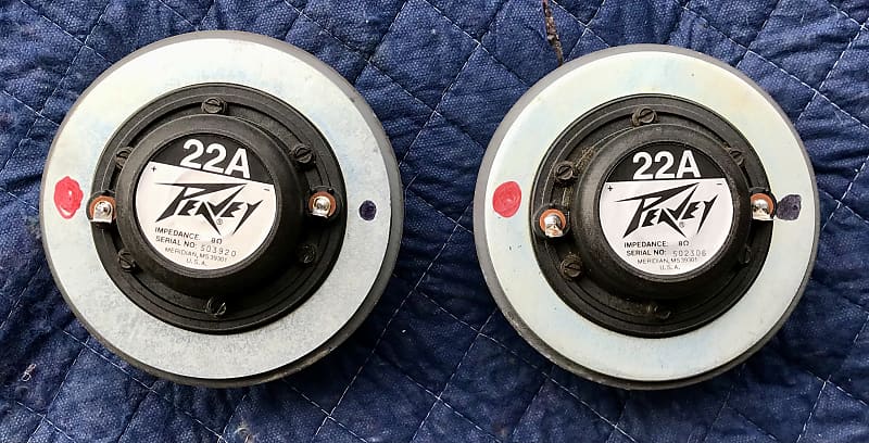Peavey 22a horn drivers working pair | Reverb
