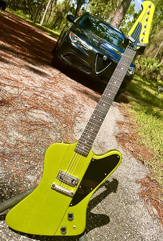 Firebird custom built Poison Apple Green | Reverb