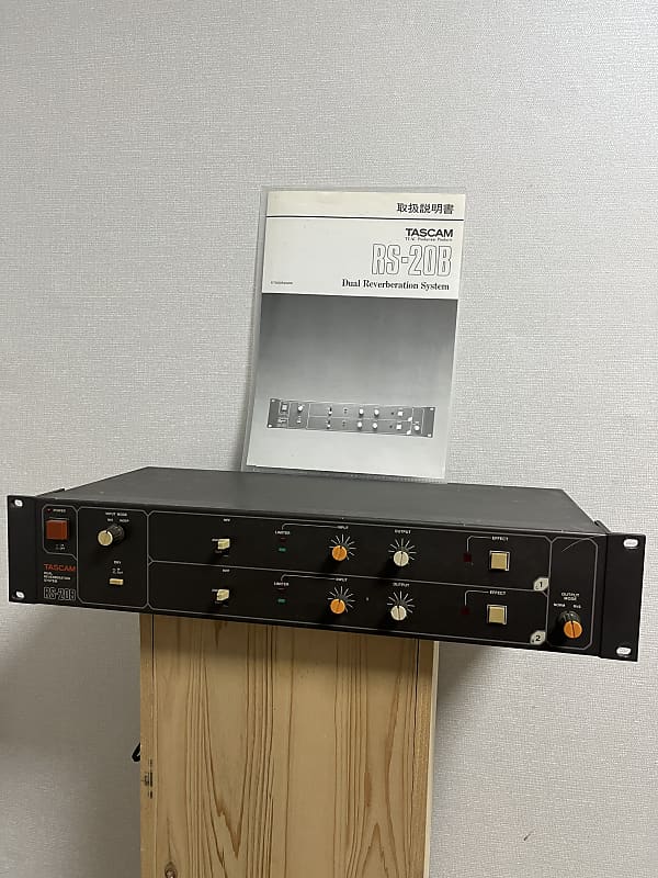 TASCAM RS-20B Dual Analog Spring Reverb Rack ! | Reverb