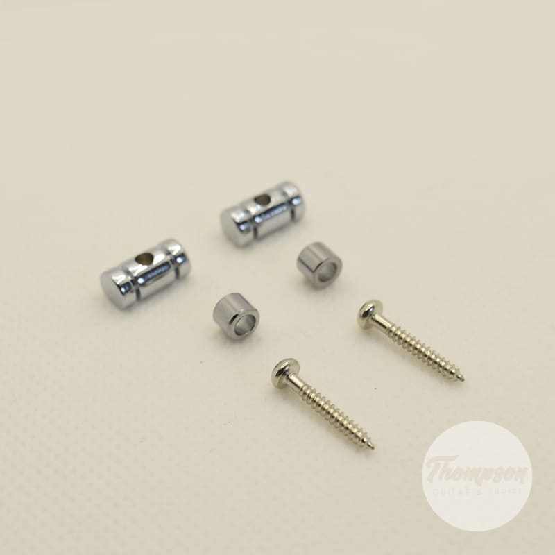 Round Barrel String Trees Set of 2 - Chrome | Reverb