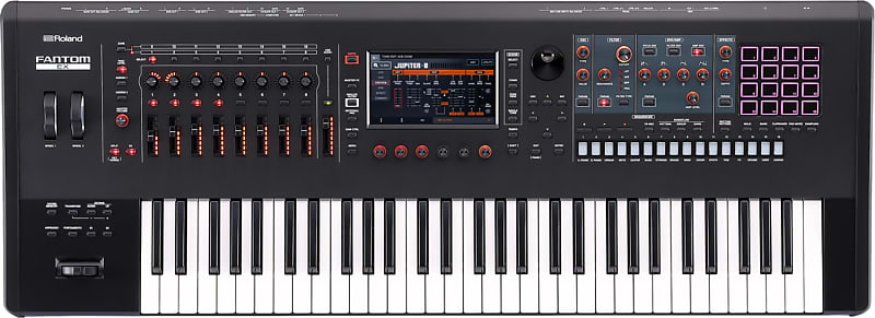 Roland Fantom 6 Ex 61 Key Workstation Keyboard Reverb