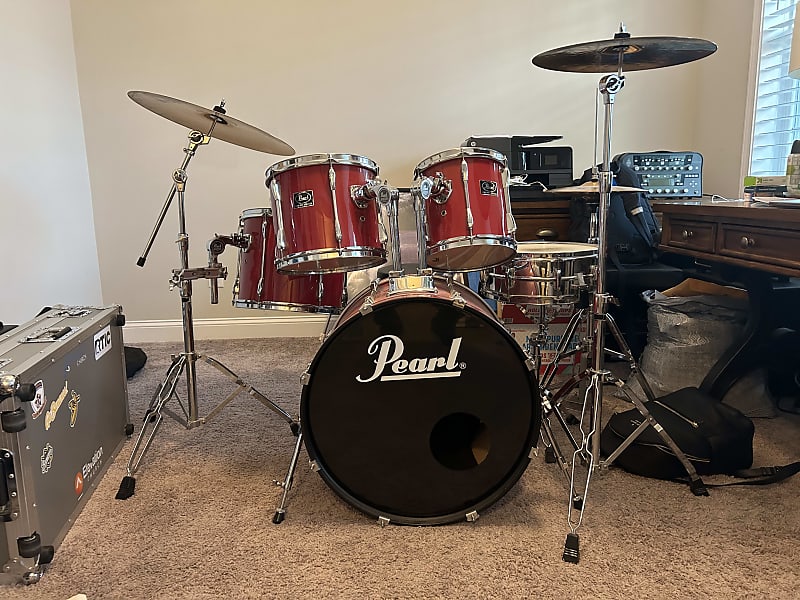 Pearl Export Series 1996 - Fire Red | Reverb