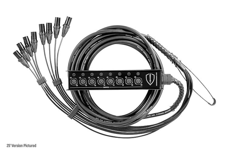 PERSEUS 8 Channel 10' ft XLR Mic Stage Studio Snake Cable Box | Reverb