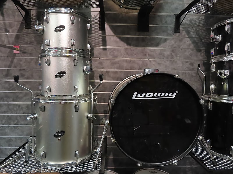 Ludwig Accent CS Combo Drum Shell Pack(4 Piece) (Cherry Hill, | Reverb