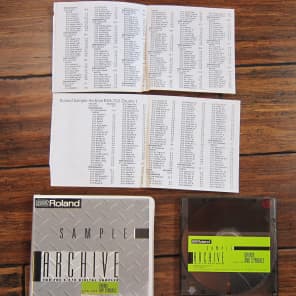 Roland S-770 Archive Sample Disk - Drums & Cymbals | Reverb Australia